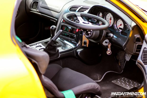 Sunburst Yellow FD3S x Regamaster – Mazda Fitment